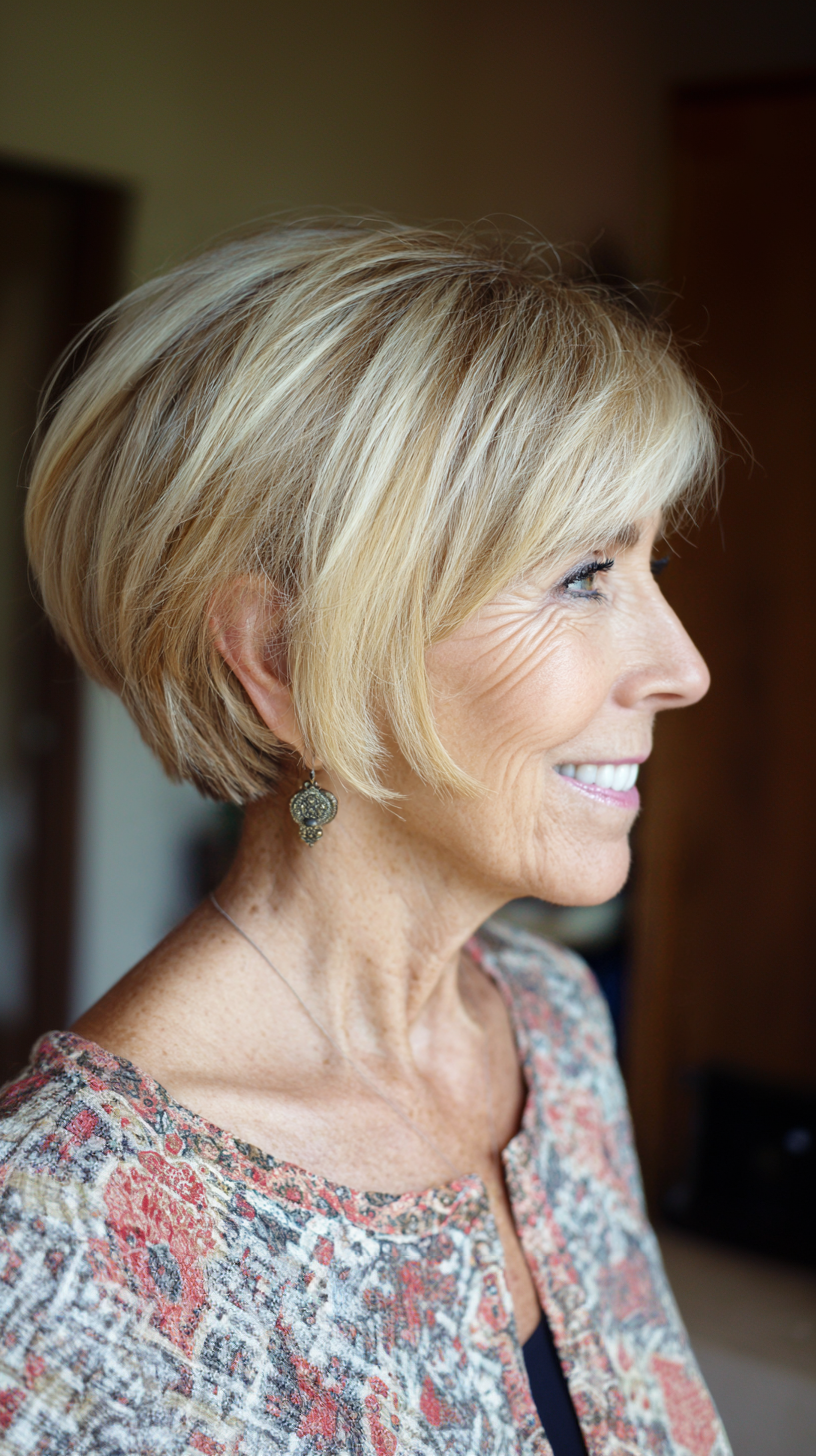 51 Flattering Short Stacked Bob Haircuts Women Over 50 Will Love in 2026