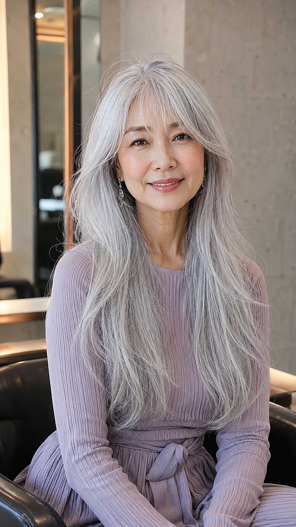 50 Most Flattering Long Hairstyles for Women Over 60