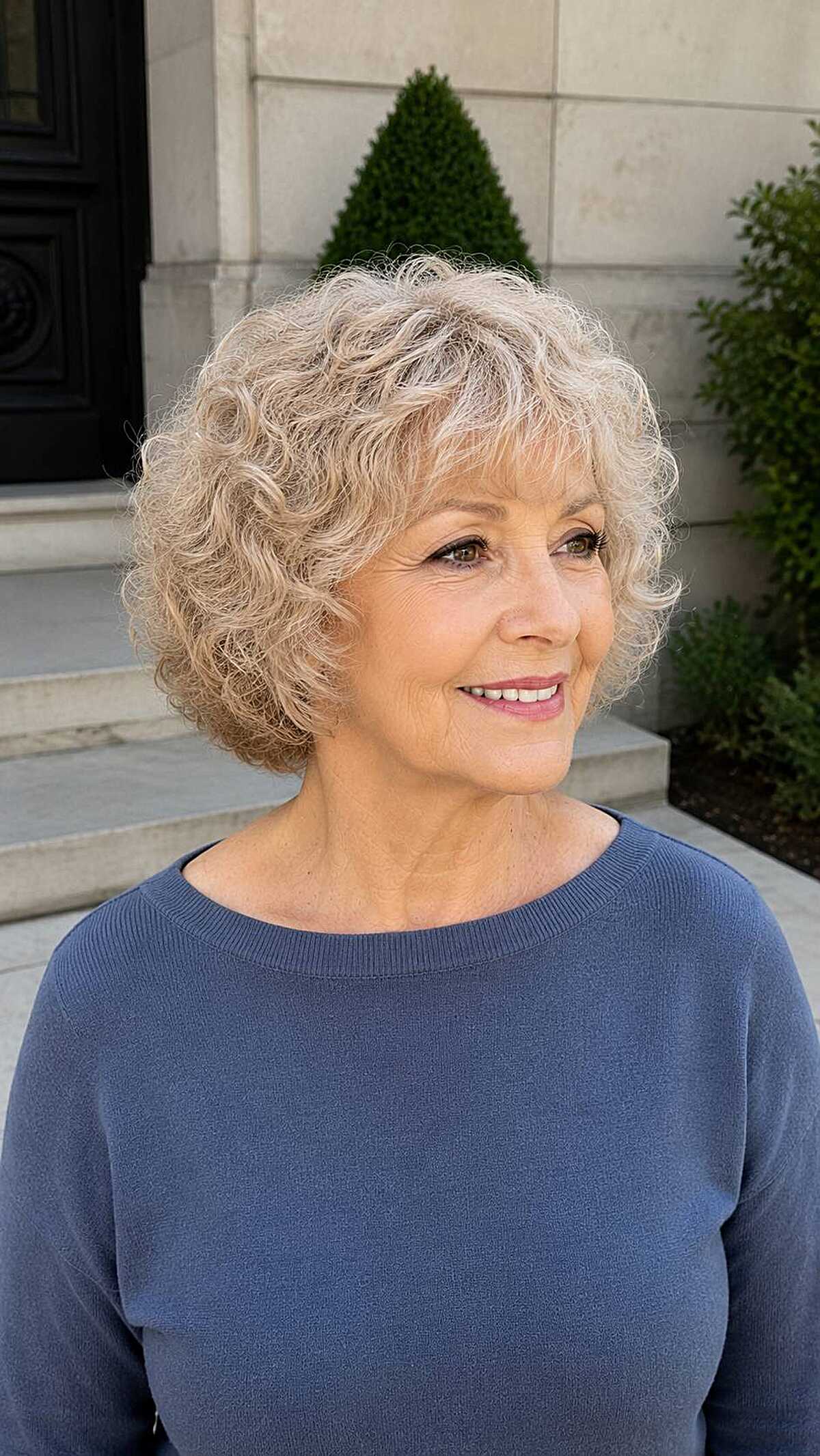 25 Most Flattering Curly Hairstyles for Women Over 70