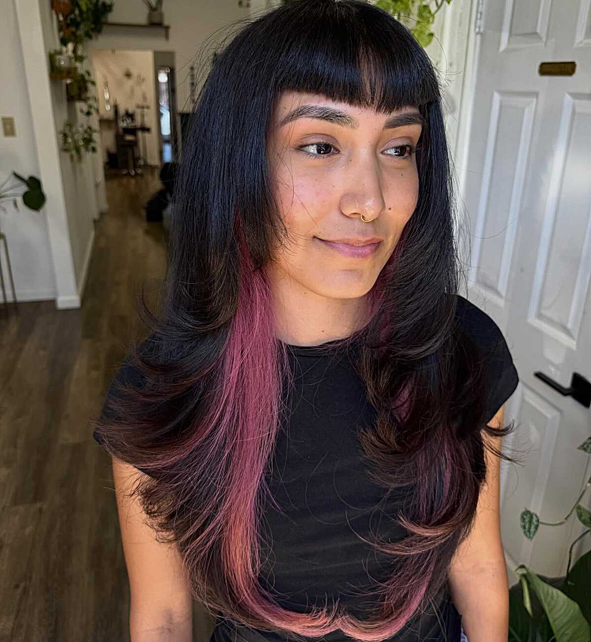 25 Edgy Goth Hair With Micro Bangs That Make a Statement - Kappers Magazine